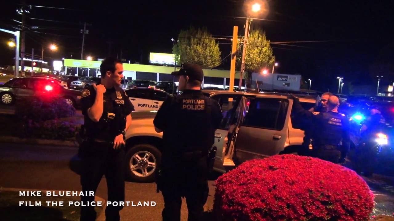 Filming the Portland Police Gang Unit #7 - YouTube