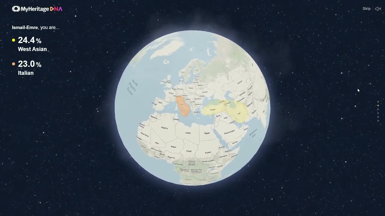 MyHeritage Turkish DNA Results - YouTube