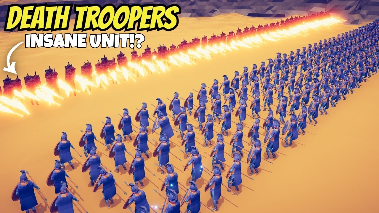 DEATH TROOPERS Wipe Out ENTIRE ARMIES in TABS Battles! - YouTube