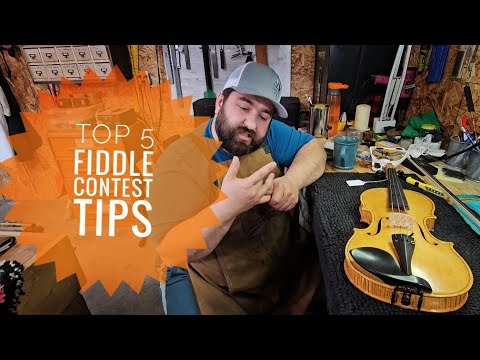 Top 5 tips for fiddle contests - YouTube