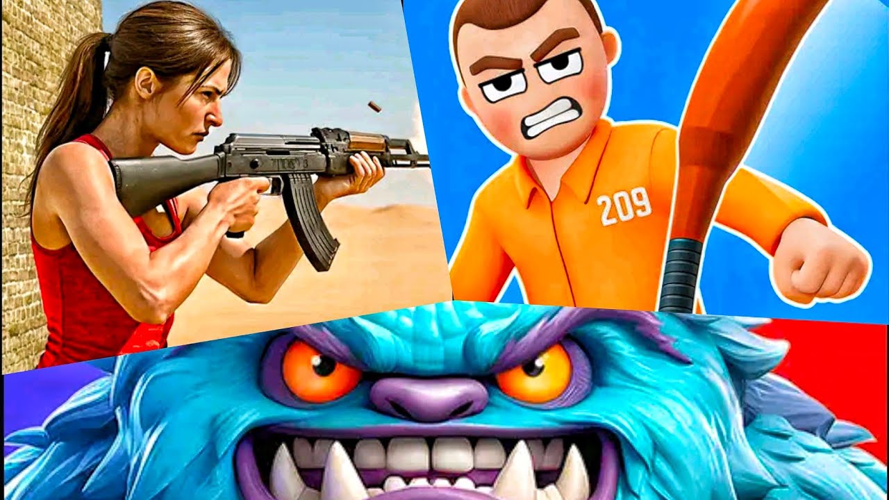 Crazy Cop: Fighting Games | Gun Girl: War Shooting Games | Runofstone ...