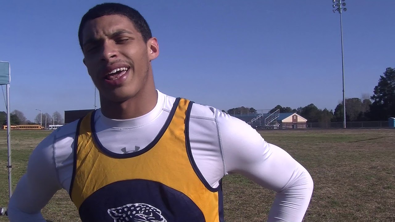 Rocky Mount Prep Jag's Terrance Booth 110M Hurdles - YouTube
