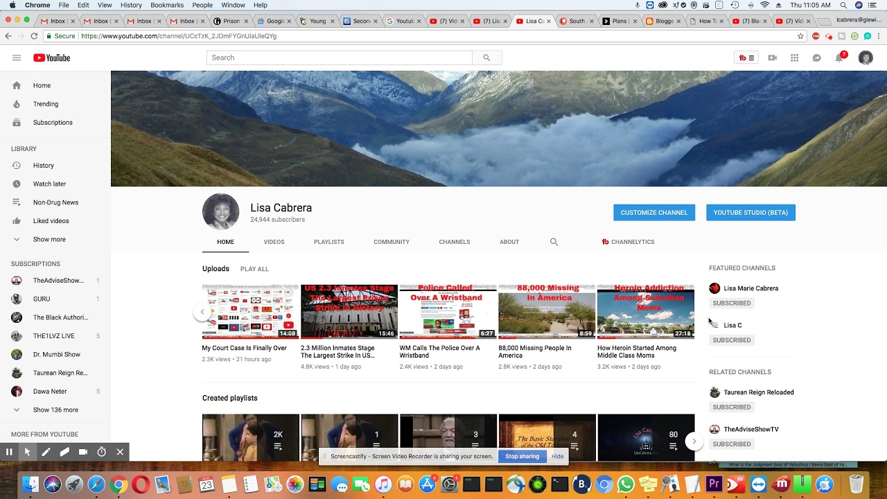Make Sure You Subscribe To My Other Channels - YouTube