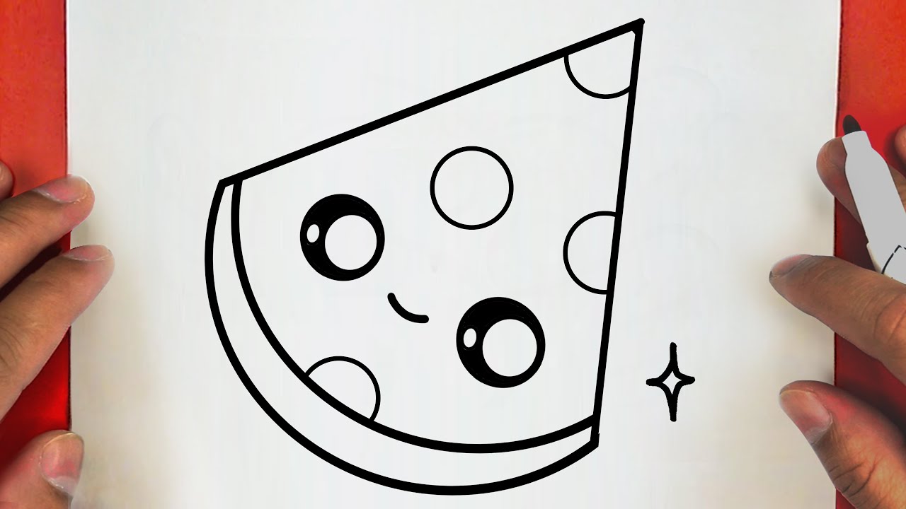 HOW TO DRAW A FUNNY PIZZA, STEP BY STEP, Jack drawings - YouTube