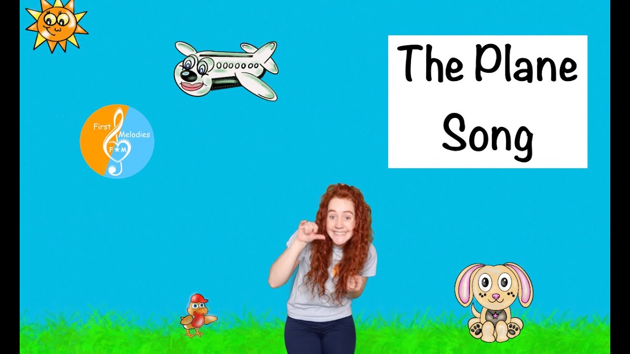 Makaton. Kids Music Teacher. Educational Book - Cartoon The Plane Song ...