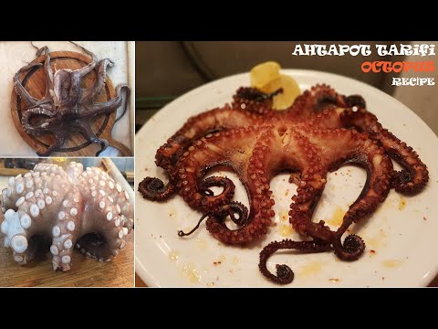 TÜM DETAYLARI İLE AHTAPOT NASIL PİŞİRİLİR!!! - Deniz Yemeklerinden Ahtapot Tarifi - Octopus  #reklam