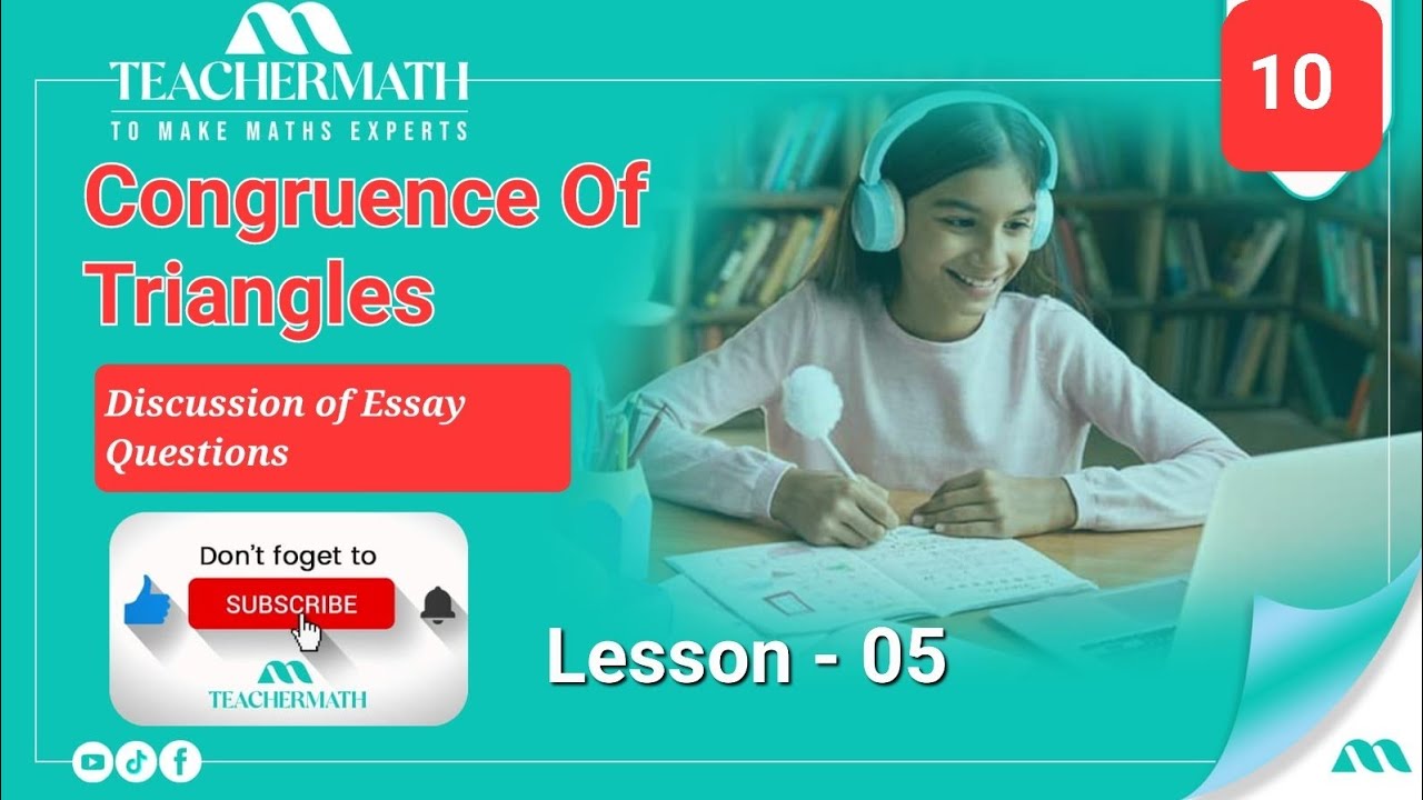 Grade 10 | Congruence of Triangles - II | @winteachermath # ...