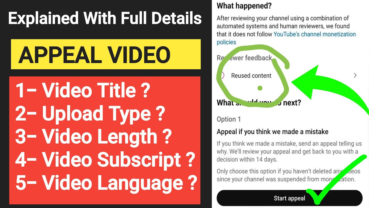 Appeal video kaise banaye | How to appeal youtube monetization | Shafiq ...