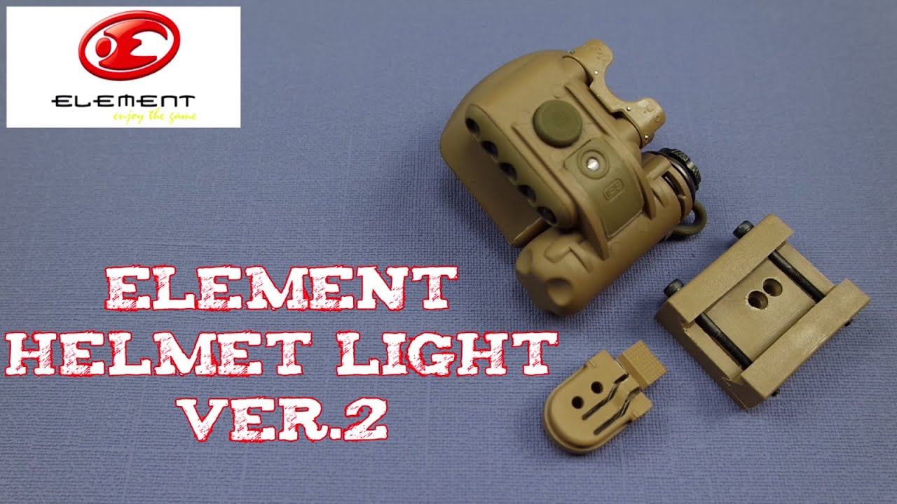 (Review) Element Helmet Light Ver.2 Tan - YouTube