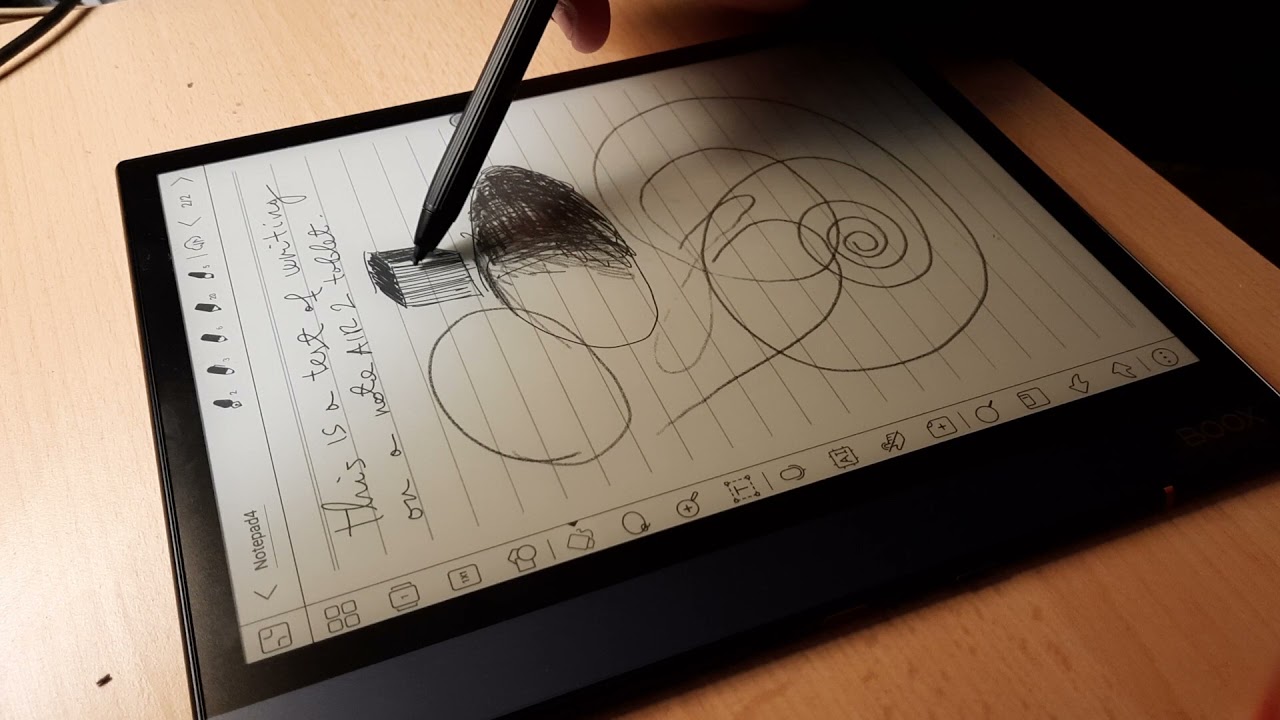 BOOX Note AIR 2: sketching test - YouTube