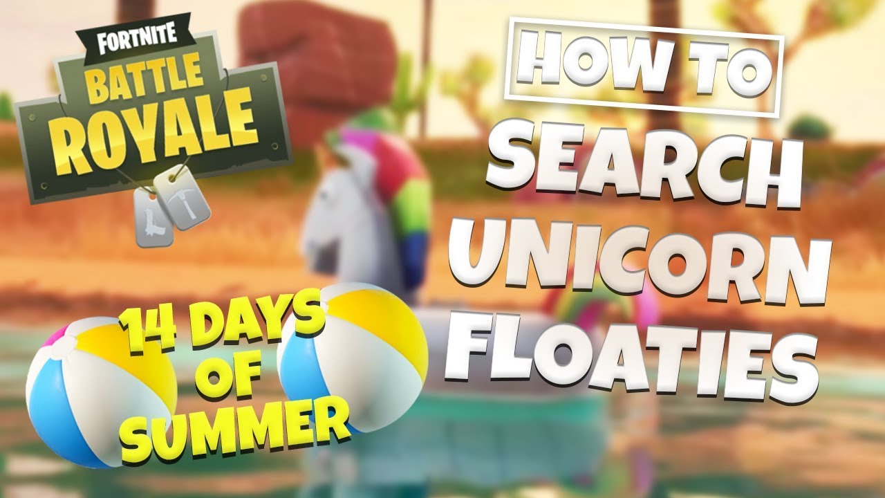HOW TO COMPLETE ‘SEARCH UNICORN FLOATIES’ CHALLENGE| 14 DAYS OF SUMMER ...