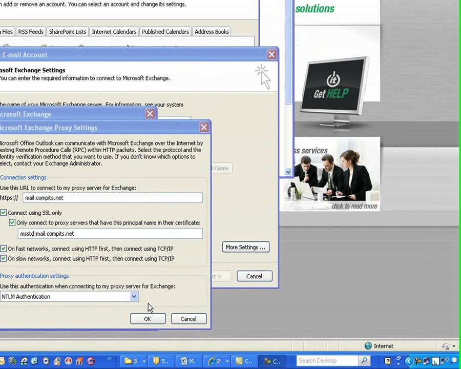 How to disable password requests with RPC/HTTP Exchange Mail ...