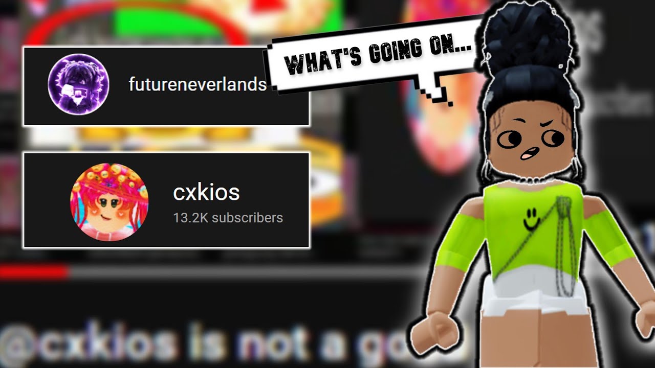 THE DRAMA BETWEEN @futureneverlands AND @cxkios (**ROBLOX DRAMA**) prob ...
