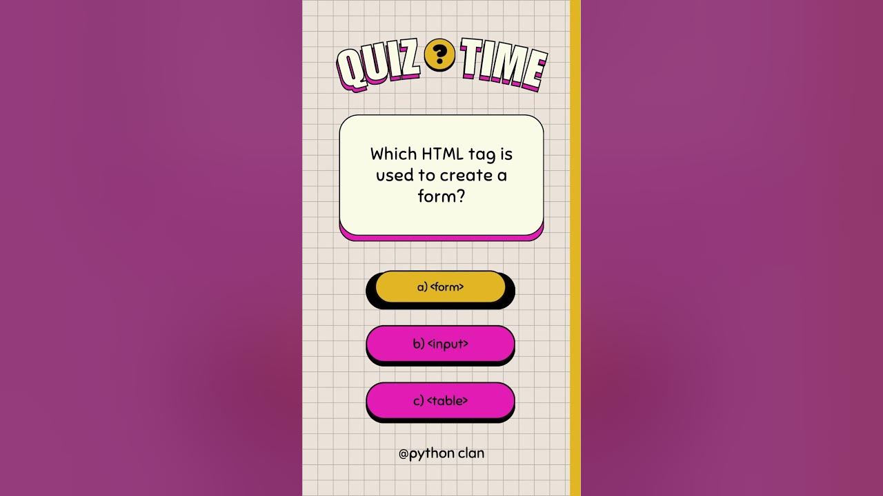 Html Quiz Easy 6 Codenewbie Learnwebcode Quiz Htmlpractice Html Comics Htmlquiz Quiztime