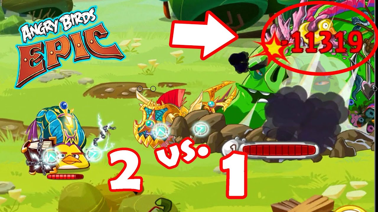 Angry Birds Epic: Gameplay (Dangers From The Deep) 2 vs.1 Defeat The ...