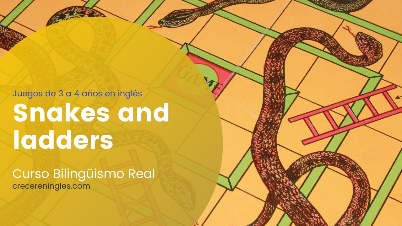 Cómo jugar a Snakes and ladders en inglés - Crecer En Inglés # ...