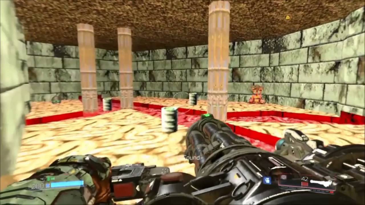 DOOM Necropolis Lever Location - YouTube