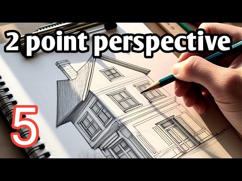 2 Point Perspective Drawing For Beginners 5 | Perspective Drawing Tips ...