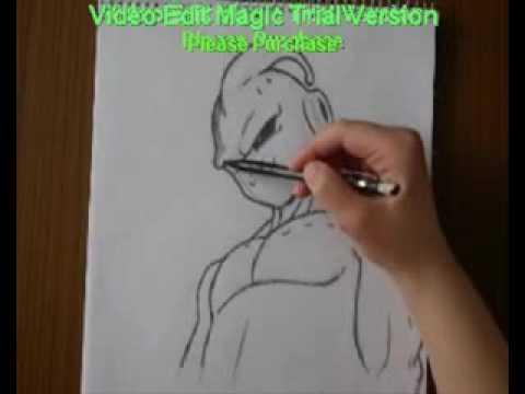 how to draw kid buu - YouTube