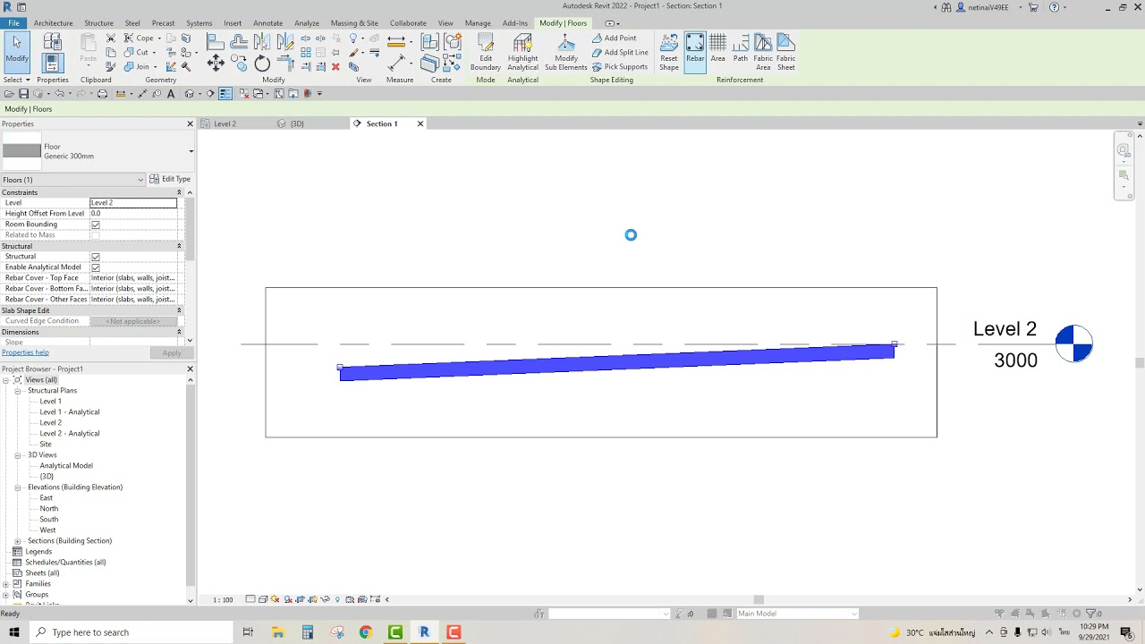 Revit Ramp and Rebar (การสร้าง Ramp และการเสริมเหล็ก) - YouTube