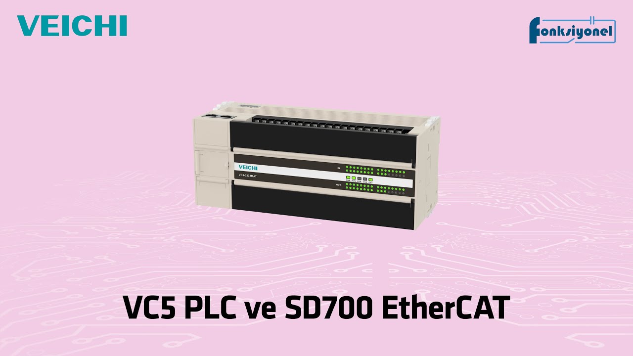 VC5 PLC - SD700 EtherCAT Haberleşme - YouTube