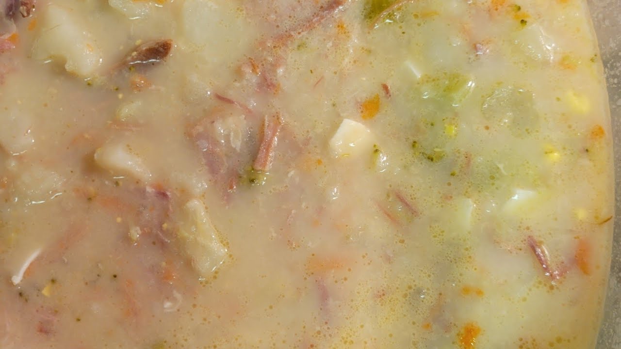 JEWEL'S FAMOUS POTATO SOUP, MADE WITH HAM - YouTube
