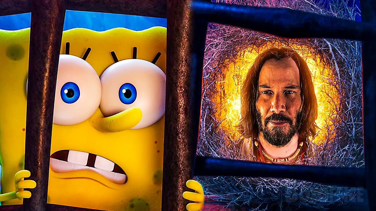SpongeBob & Patrick are doing time with Keanu Reeves - YouTube