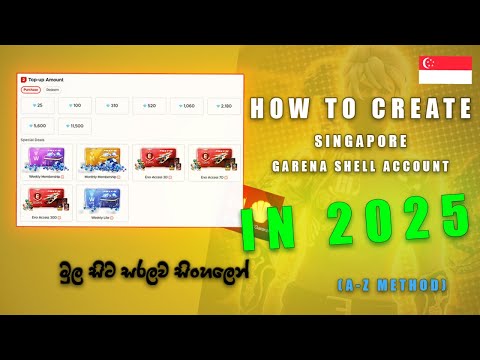How to Create a Singapore Garena Shell Account in 2025 (Step-by-Step)