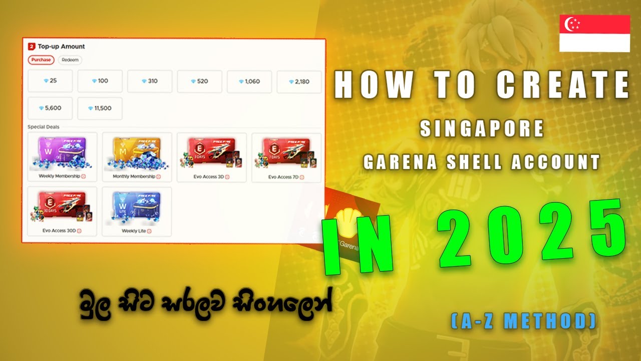 How to Create a Singapore Garena Shell Account in 2025 (Step-by-Step ...