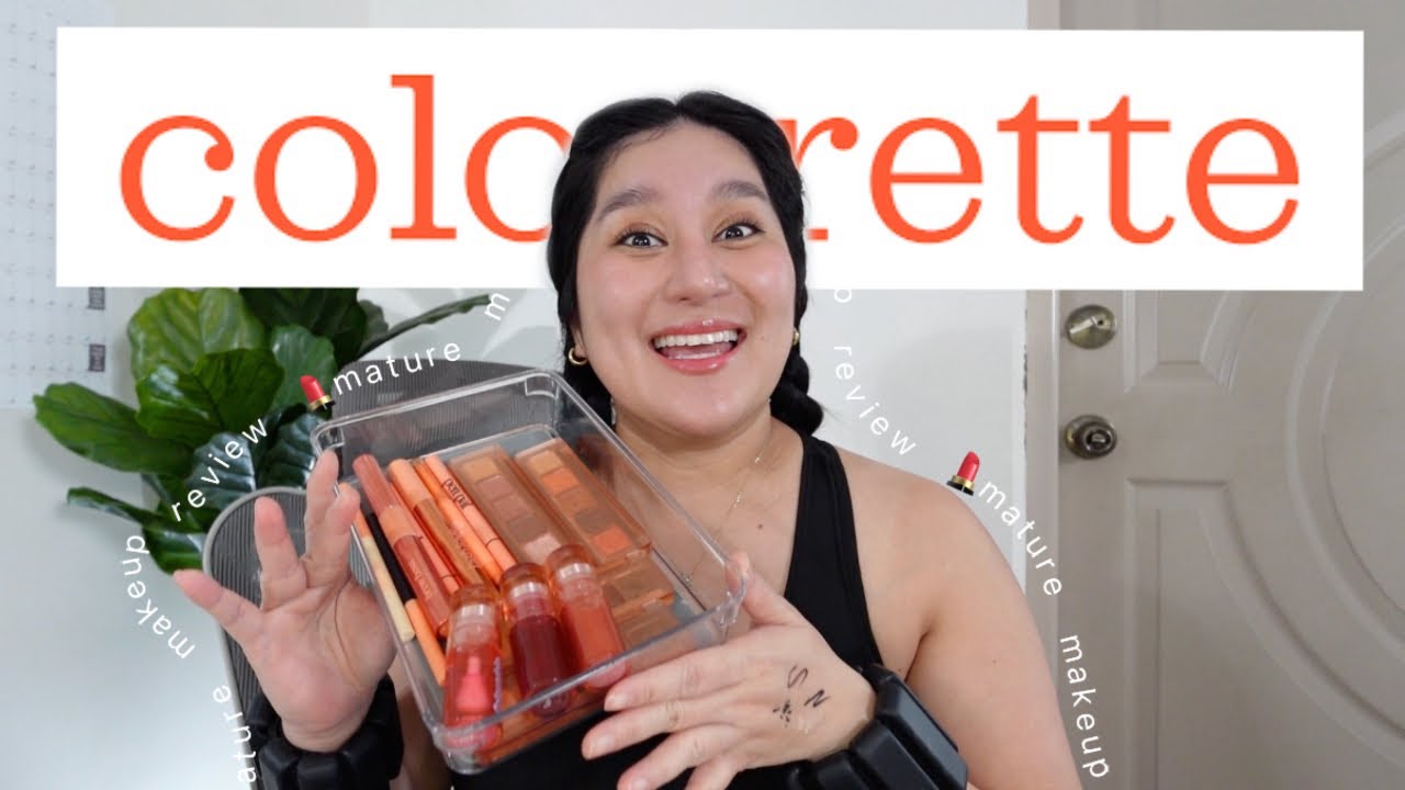Mature Makeup Review: Colourette Cosmetics | Kris Lumagui - YouTube