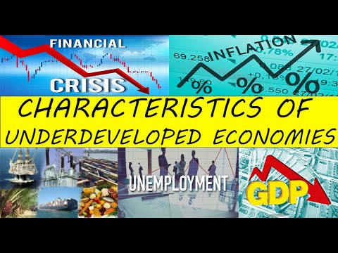 BA, B.COM ECONOMICS | Characteristics Of Underdeveloped economies - YouTube