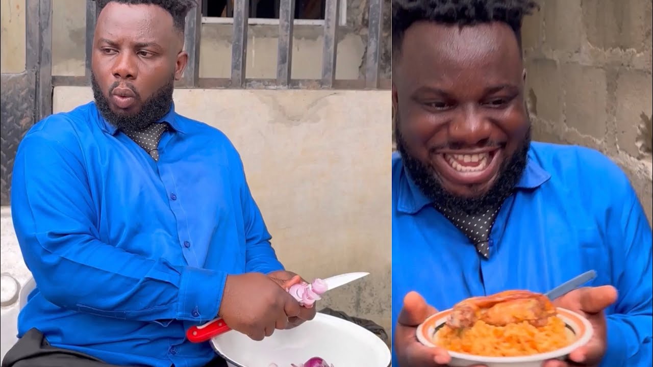 Sabinus turns a cook because of occasion rice - YouTube