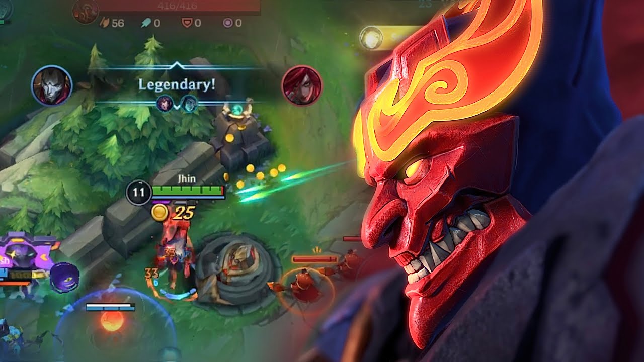 WILD RIFT JHIN 9-0 GAMEPLAY IN SEASON 11 | BUILD AND RUNES - YouTube