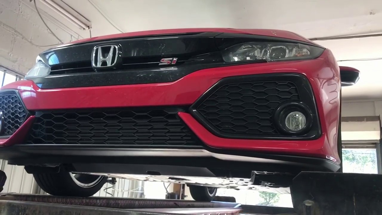 2018 Honda Civic Si Turbo DUAL EXHAUST w/ Muffler Delete! - YouTube