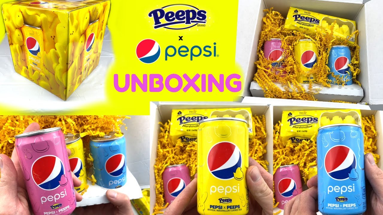 Pepsi x Peeps Unboxing 2021 - YouTube