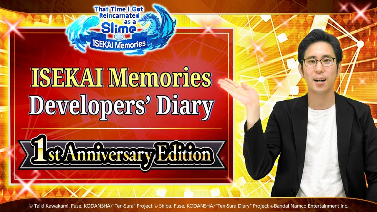 "That Time I Got Reincarnated as a Slime: ISEKAI Memories" Developers' Diary:1st Anniversary ...