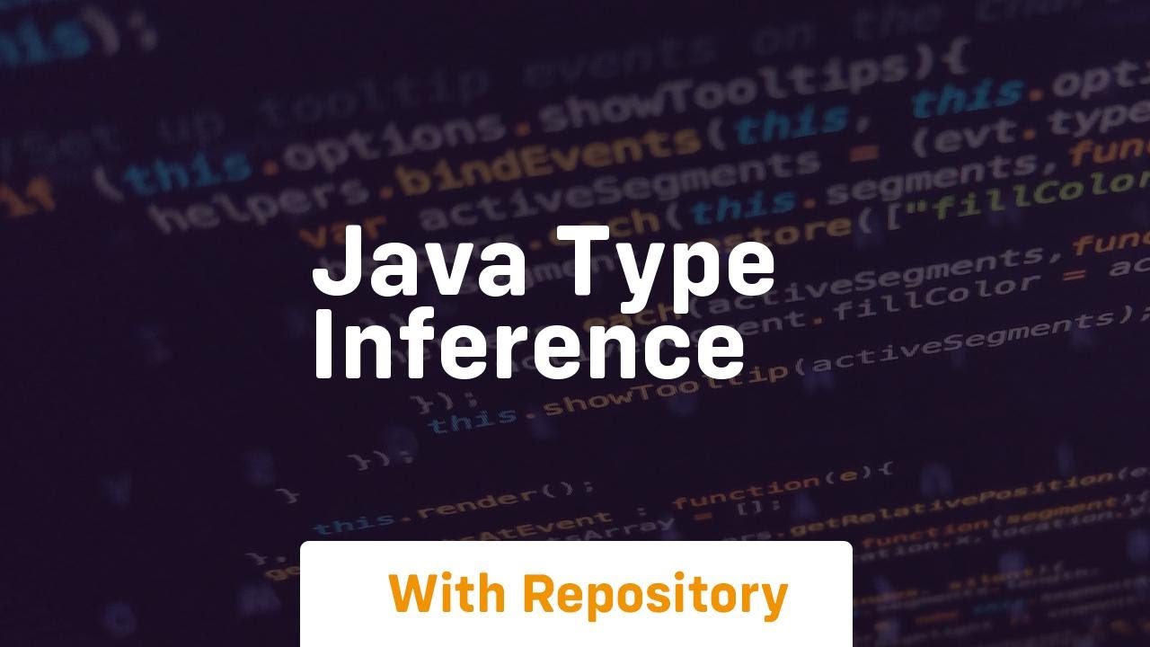 java type inference - YouTube