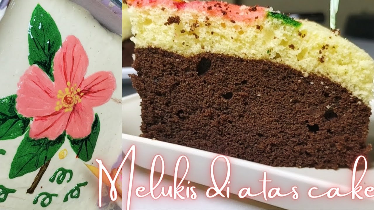 MELUKIS DI ATAS CAKE ‼️ JELITA CAKE VIRAL DI MALAYSIA - YouTube