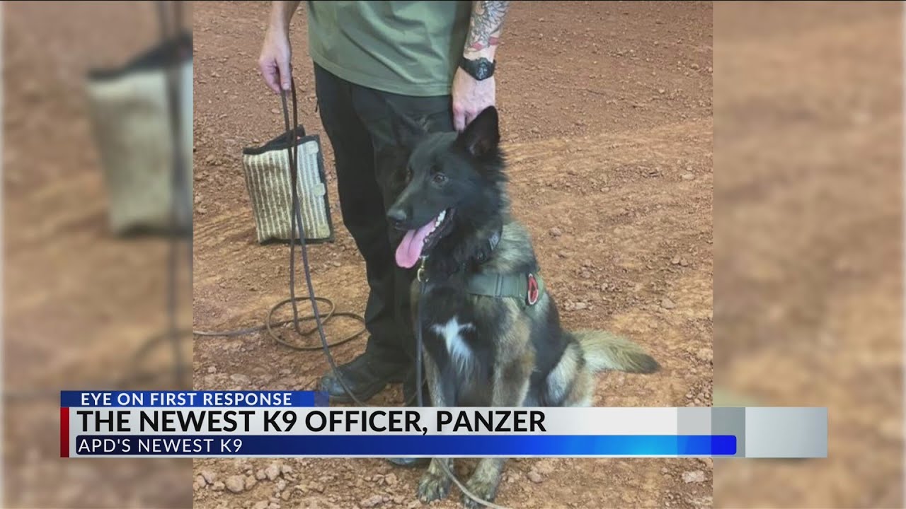 APD K-9 teams bring home awards, introduces K-9 Panzer - YouTube