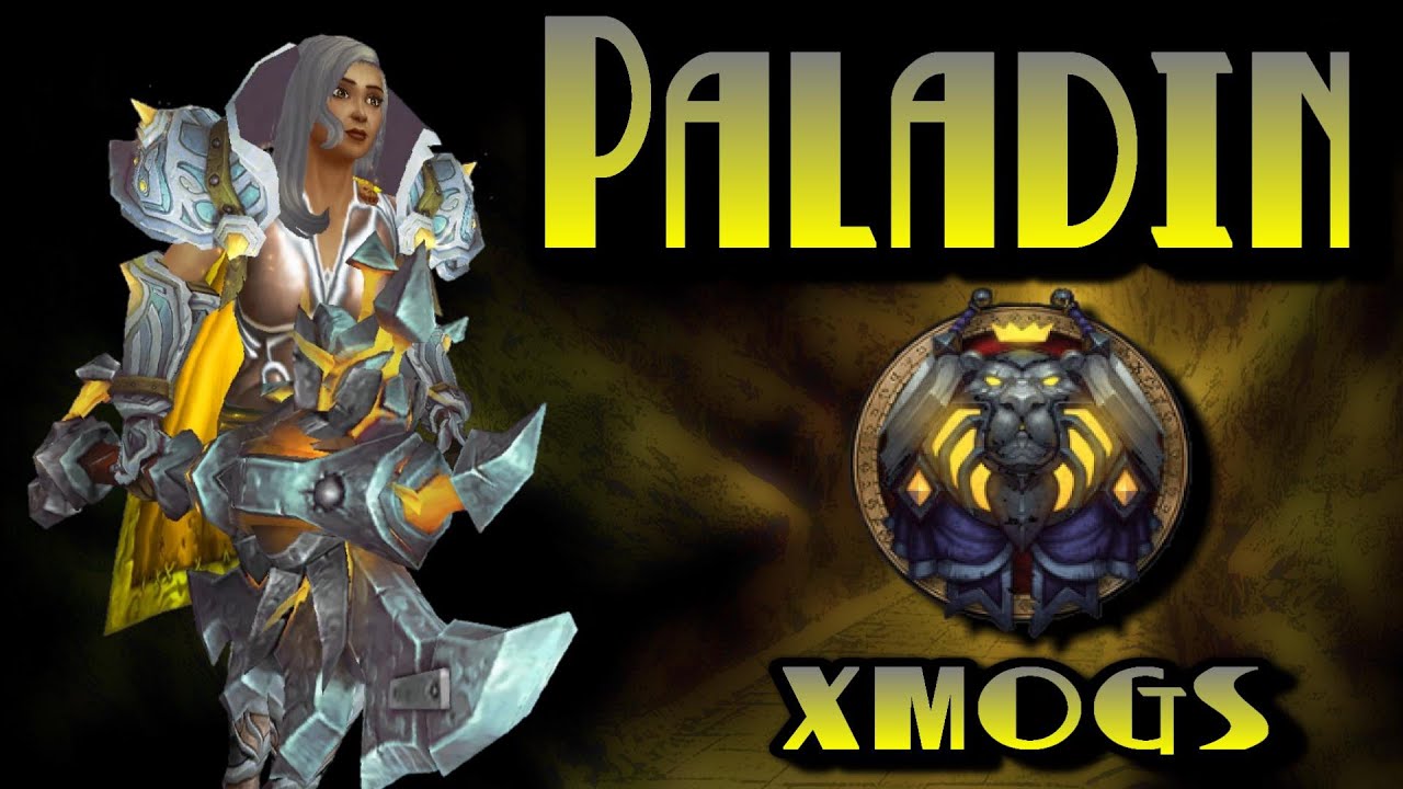 World of Warcraft - Paladin Transmogs - Vengeful Saint Xmog Set - YouTube