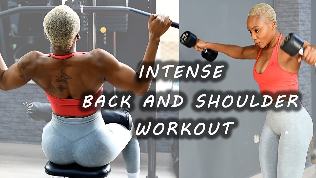 INTENSE BACK AND SHOULDER WORKOUT - YouTube