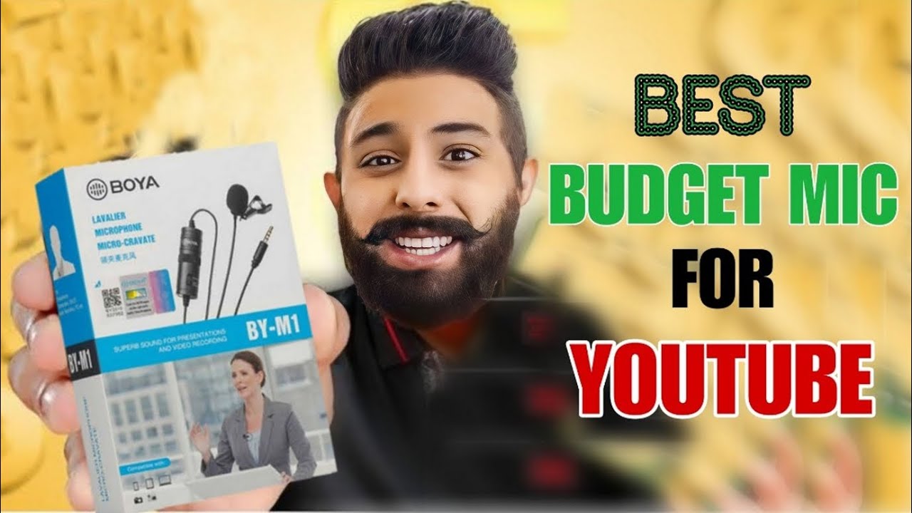 MIC for beginner Youtubers || budget mic under 1000 || boya by m1 mic ...