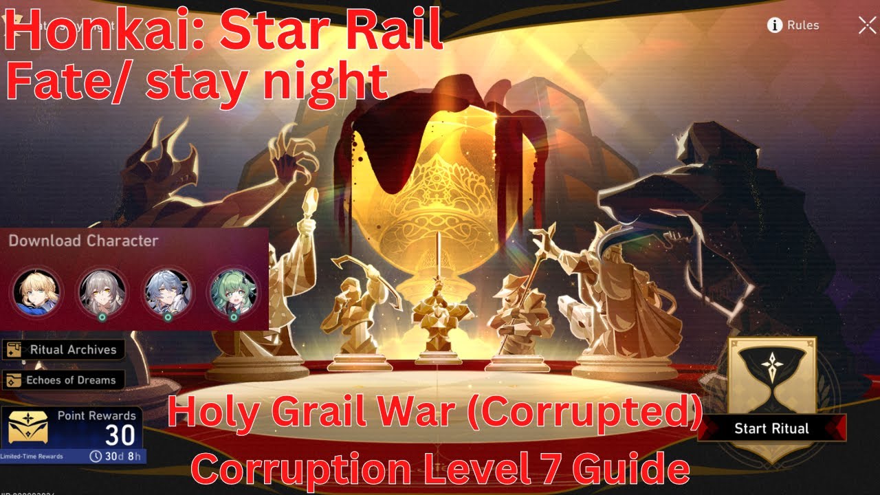 Fate/ stay night Holy Grail War (Corrupted) Corruption Level 7 Guide ...