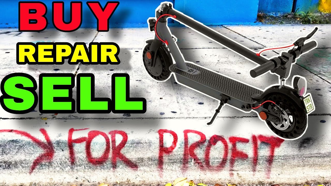 Electric Scooter repair : BUY, FIX and SELL for PROFIT / episode 1 ...
