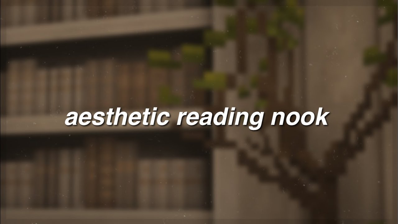 aesthetic reading nook - minecraft cocricot speed build | Buildtober ...