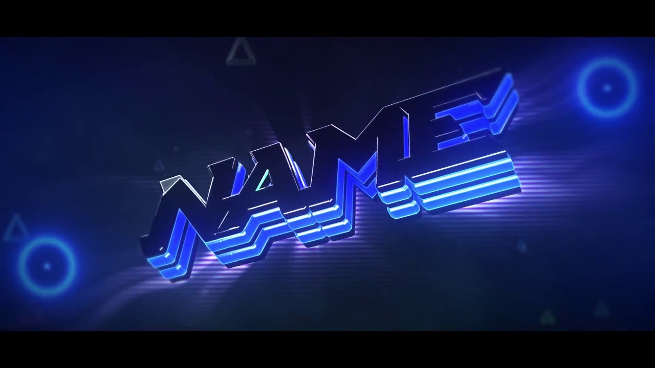[C4D+AE] 60FPS 3D Blue Intro Template #518 + FREE DOWNLOAD - YouTube