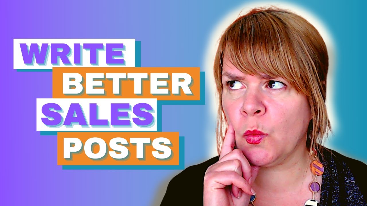 How To Write A Sales Post For Social Media - With examples - YouTube