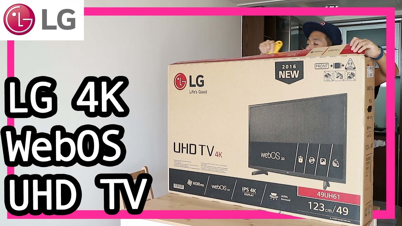 開箱實試 LG 4K WebOS 3.0 UHD TV (49UH6100) - YouTube