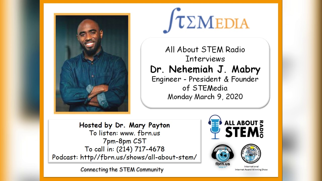 All About STEM Radio interviews Dr. Nehamiah J. Mabry - YouTube