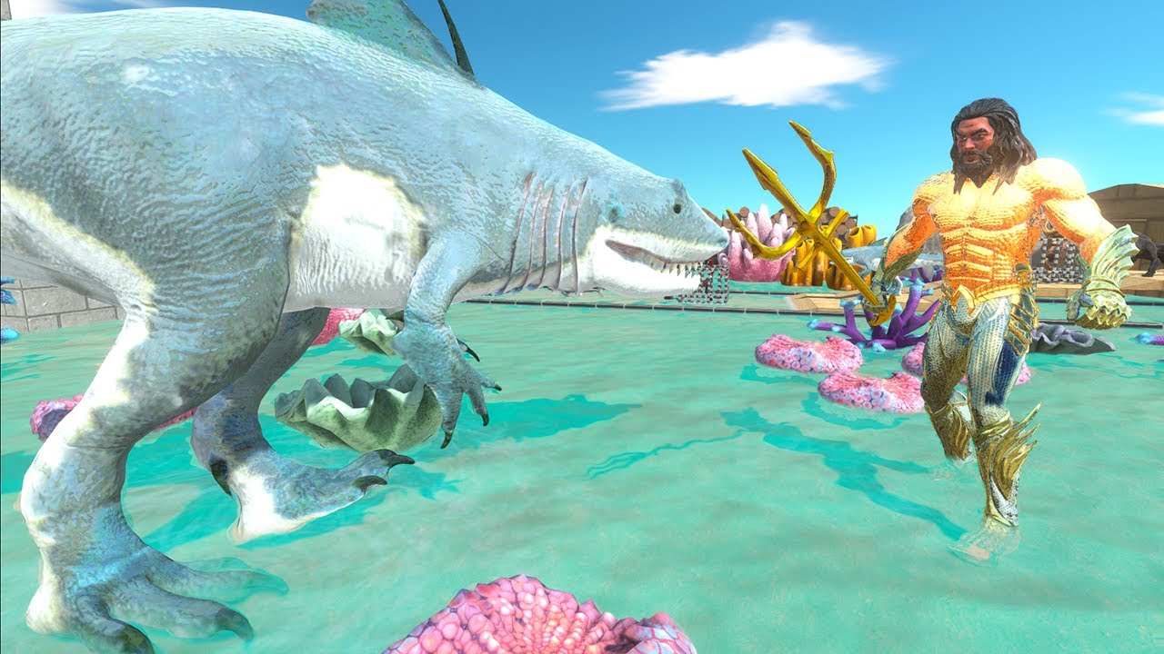 BATTLESHIP DC Super Hero | Super Carnivore Dinosaurs To The Rescue ...